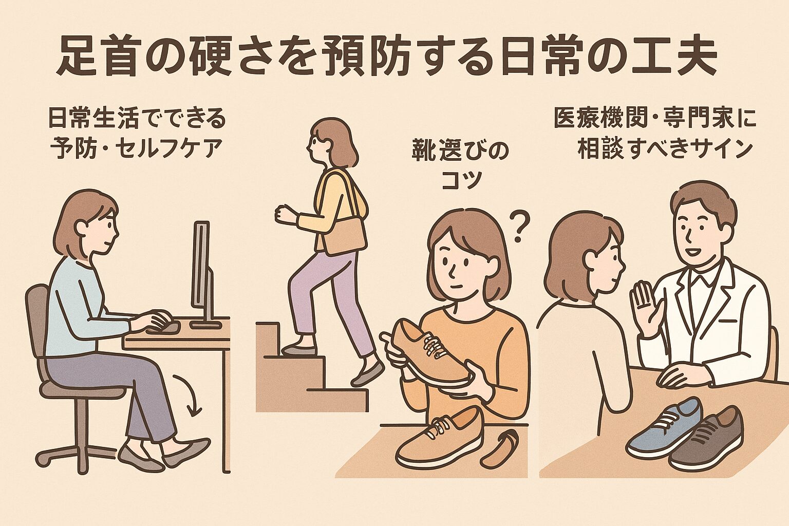 足首 硬い人必見！しゃがめない・つまずく原因と今すぐできるストレッチ＆セルフケア完全ガイド - ステップ木更津鍼灸治療院 木更津市で鍼灸整体 ...